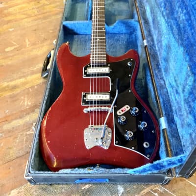 Guild Polara S-100 c 1965 Cardinal Red original vintage USA | Reverb