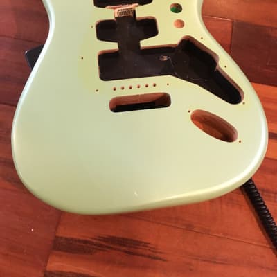 Genuine Fender Surf Pearl Standard Strat Stratocaster Alder | Reverb