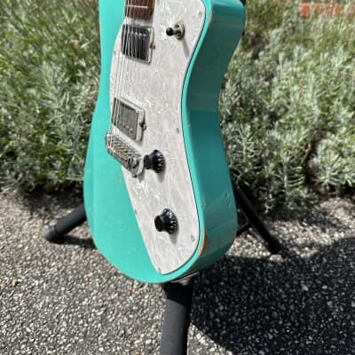 Fernandez Vertigo 1990's - Pale Cobalt Offset Electric Guitar | Reverb