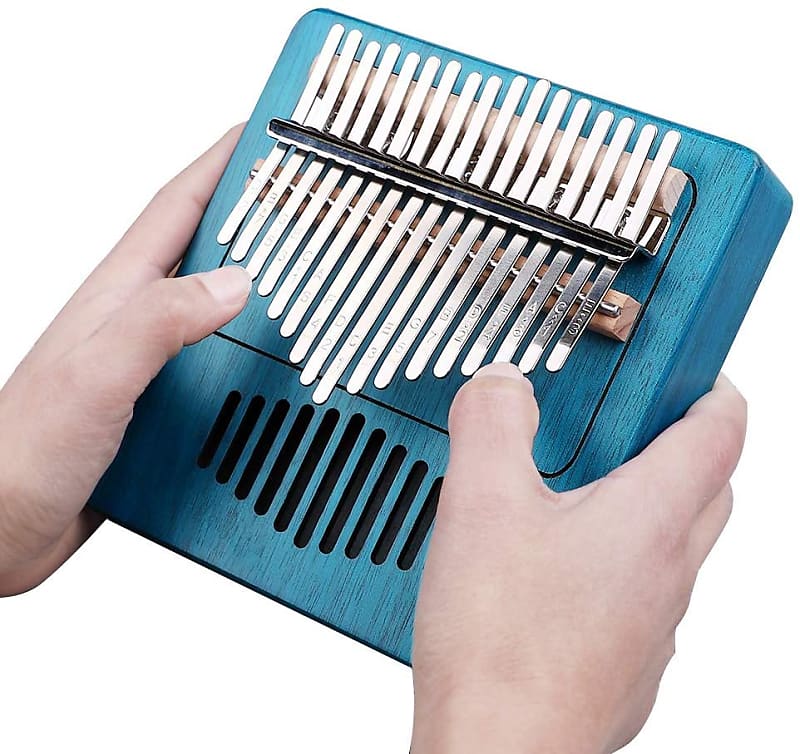 17 Keys Kalimba Mahogany Mbira Thumb Piano with Accessories | Reverb