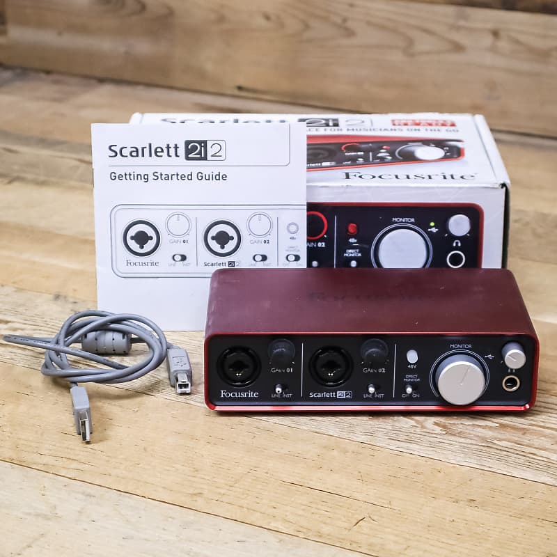 Focusrite Scarlett 2i2 USB Audio Recording Interface 2-i-2 | Reverb