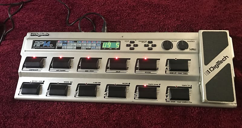 Digitech RP14D Rare Tube Preamp + S-Disc Effects | Reverb