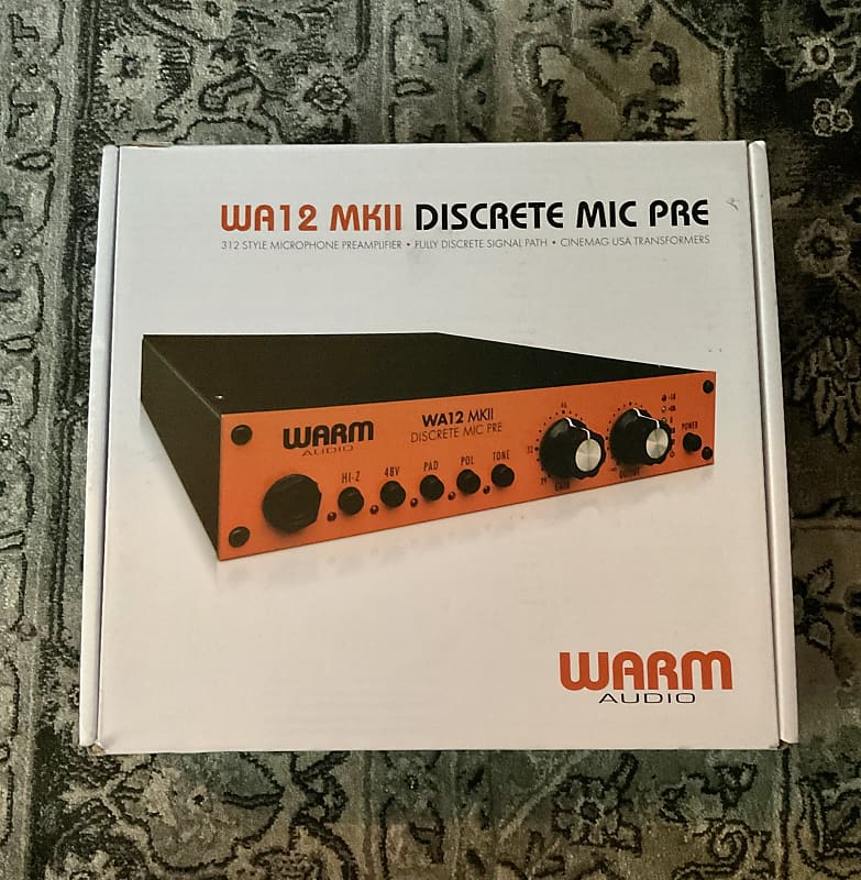 Warm Audio WA12 MKII Discrete Mic Pre | Reverb