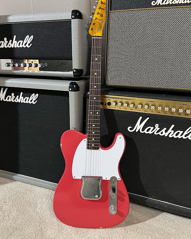MJT Allparts Fender Esquire Style Build - Light Relic Fiesta | Reverb