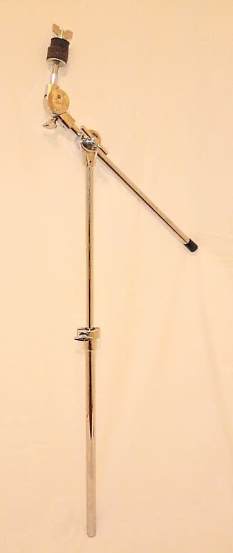 Pearl Vintage CYMBAL STAND TUBE WITH BOOM ARM 90's - CHROME | Reverb