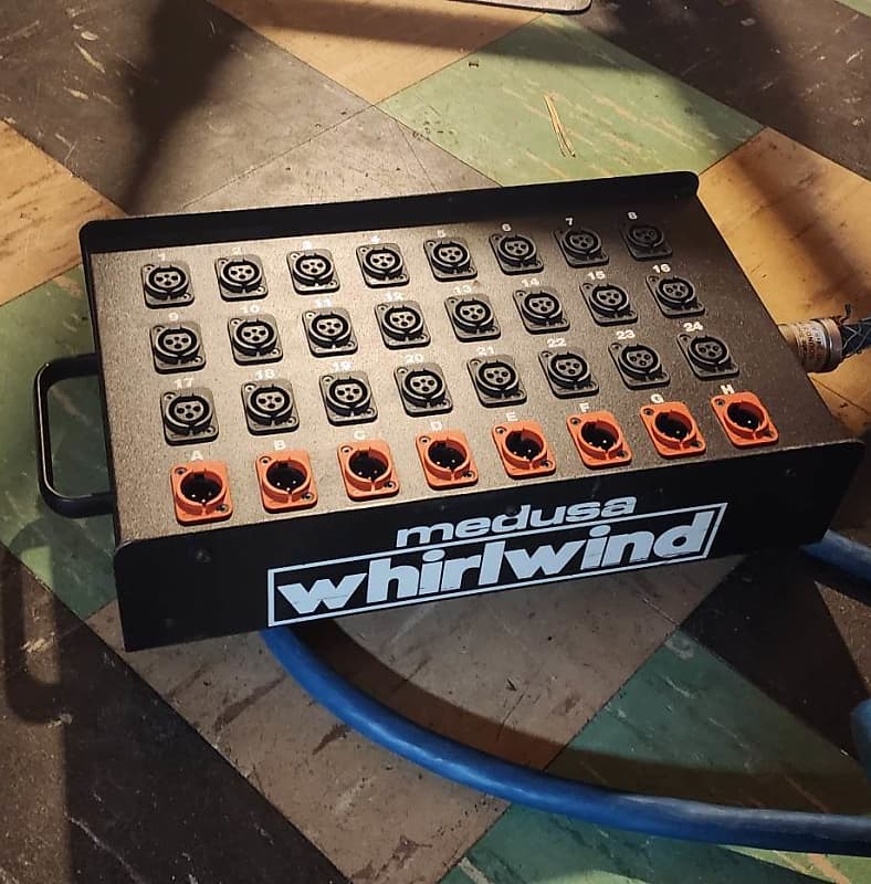 Whirlwind Medusa 24 channel 150' fanout snake XLR | Reverb
