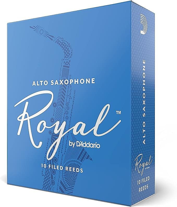 Rico Royal Alto Sax Reeds Strength 2.5 Box of 10 | Reverb