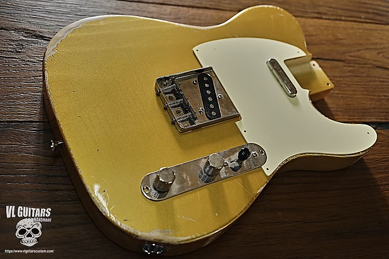 Telecaster Aztec Gold relic Body (Very Rare) Custom Quality | Reverb
