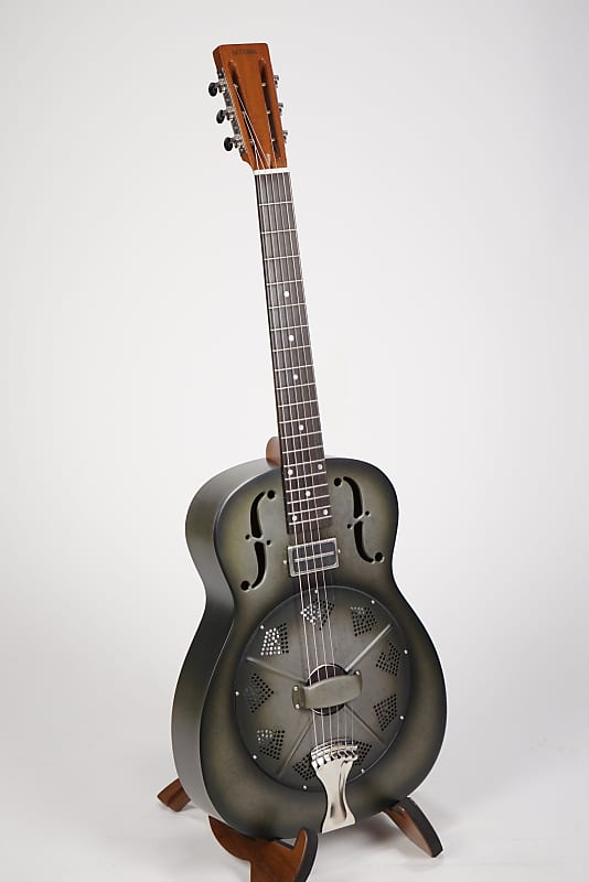 National NRP 14 Fret Deluxe B Series - Black Rust | Reverb