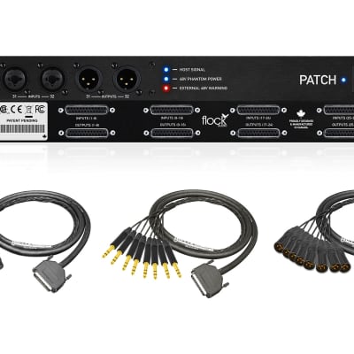 Flock Audio PATCH Patchbay | 8 Custom 6ft. Standard Mogami | Reverb