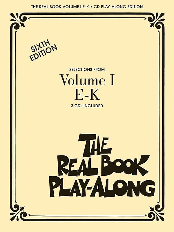 The Real Book Volume 1 Playalong CDs - E-K | Reverb
