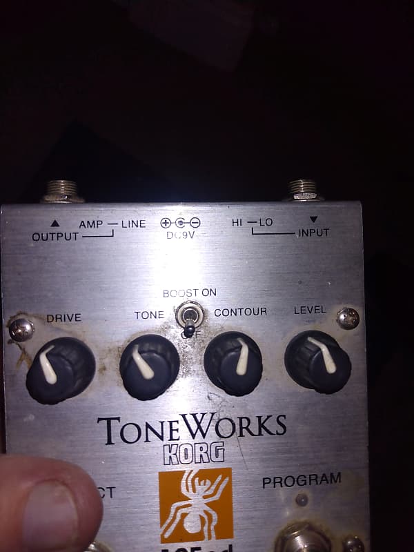 Korg Tone Works Classic Overdrive w Boost Stainless | Reverb