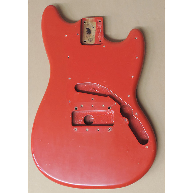 1968 Fender Bronco Body Red | Reverb