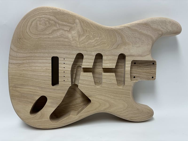 Stratocaster Body Swamp Ash - 2 piece body - Unfinished | Reverb