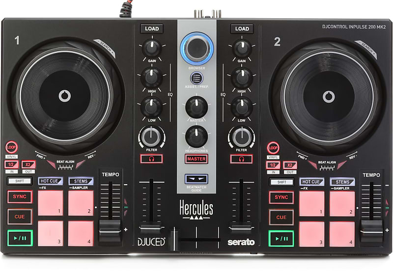 Hercules DJ DJControl Inpulse 200 mk2 2-channel DJ Controller | Reverb
