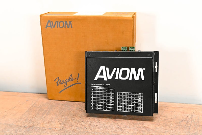 Aviom AV-P2 Two-Channel Output Module for Pro16 A-Net System | Reverb