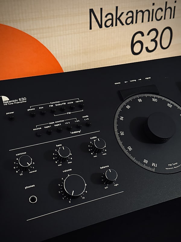 Nakamichi Nakamichi 630 Fm Tuner & Preamplifier 1977 - black | Reverb