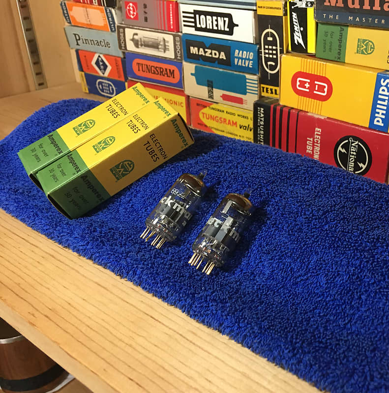 2 Rare NOS 1962 Philips Holland E88CC 6922 Preamp Audio Grade | Reverb