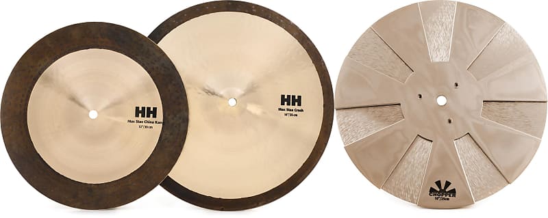 Sabian 14 inch HH Low Max Stax Cymbal Bundle with Sabian 10 | Reverb