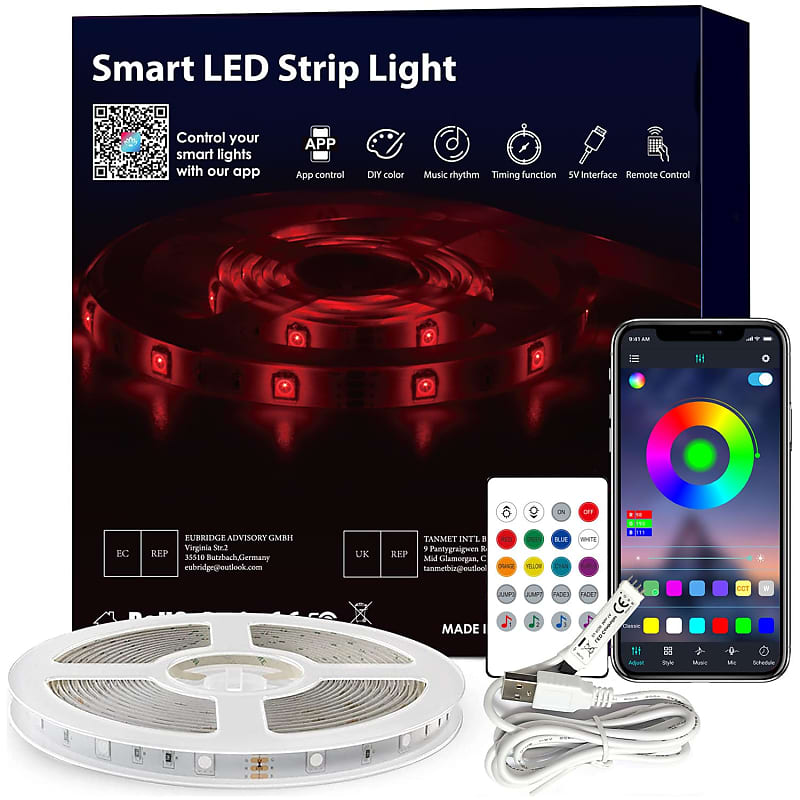 Led Strip Lights For Tv, Usb Tv Backlight Kit With Remote, | Reverb