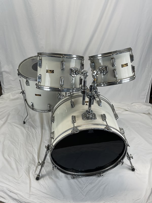 Pearl W-5 Deluxe Drum Set 1979 White | Reverb