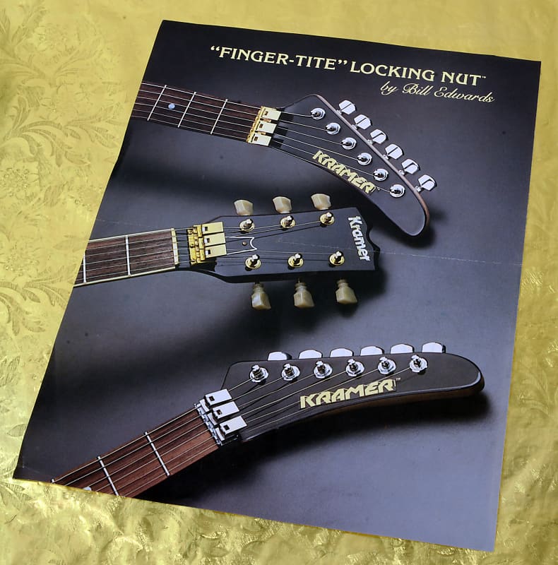 Kramer Finger Tight Locking Nut By Bill Edwards '80s Single | Reverb