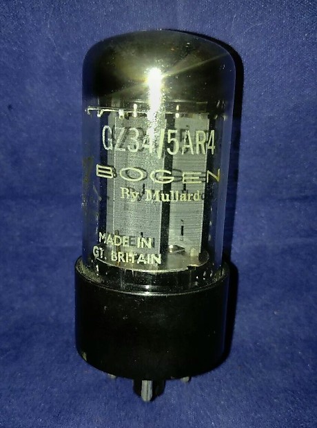 MULLARD Fat base gz34/5ar4 tube one of the best rectifiers | Reverb