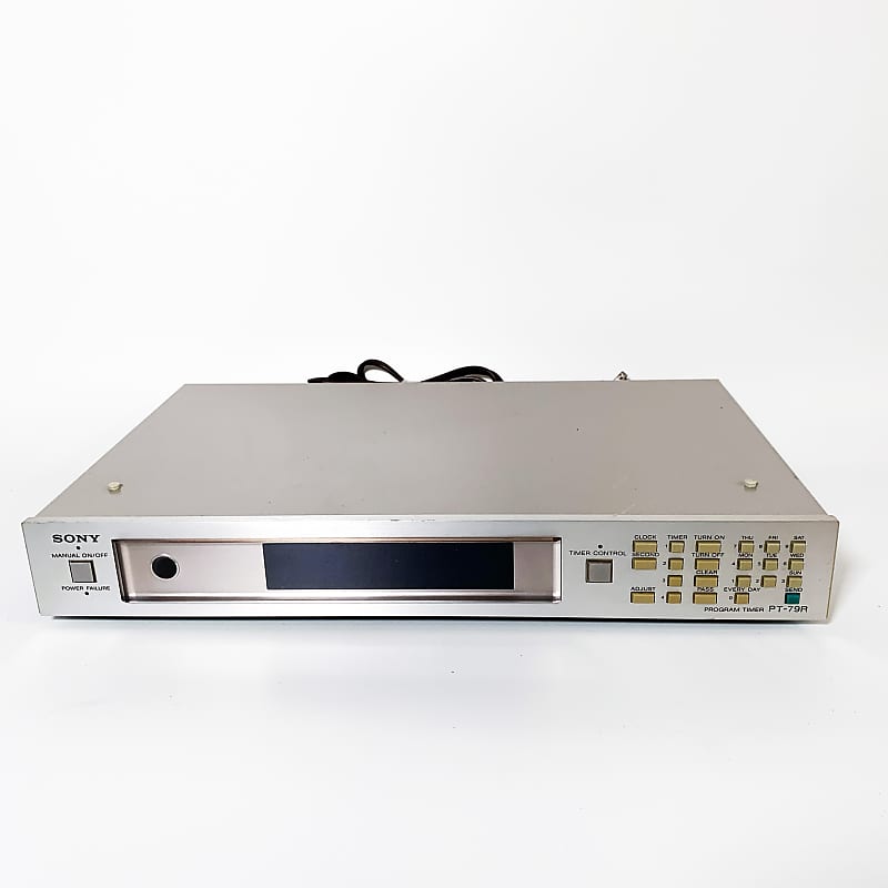 Sony PT-79R 1980 Silver Program Timer Audiophile High End | Reverb