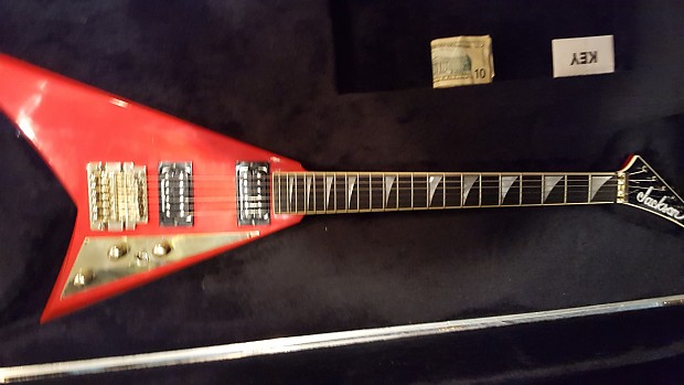 Jackson Randy Rhoads San Dimas 1985 Red With Gold Hardware | Reverb UK