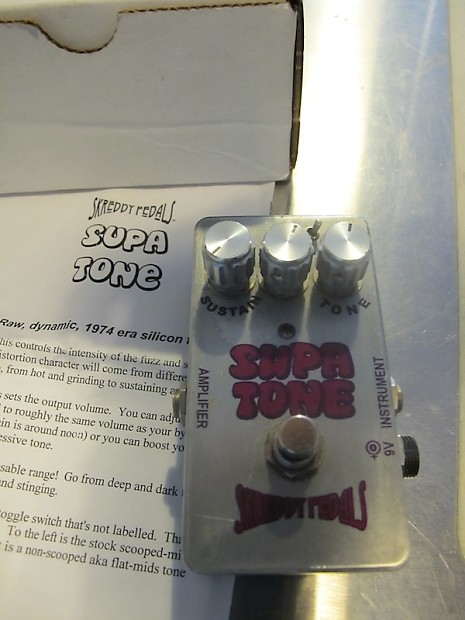 Skreddy Supa Tone Fuzz ? Silver | Reverb