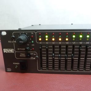 Rane RE-27 1/3 Octave Realtime EQ / Pink Noise Analyzer with | Reverb