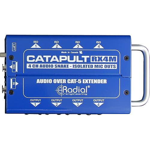 Radial Engineering Catapult RX4M Cat5 Snake for Mic-Level | Reverb