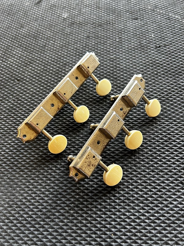 1950's Kluson Deluxe Single Line Tuners w/Ivory Buttons | Reverb