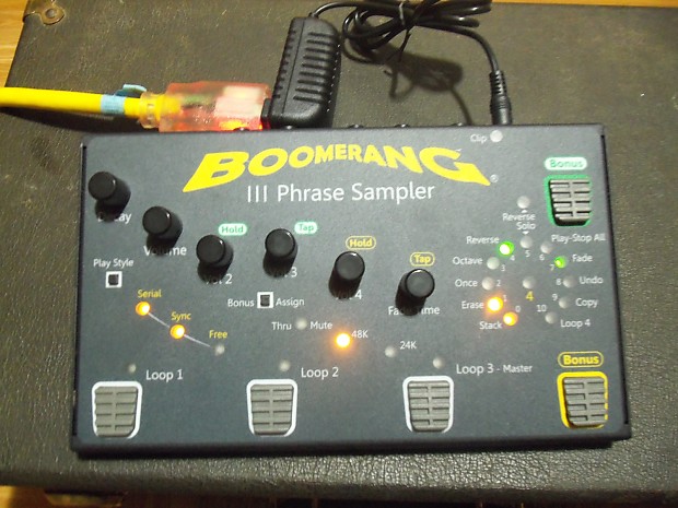 Boomerang III Phrase Sampler with Power Supply | Reverb