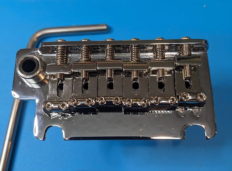 Chrome 2-point Tremolo System with 10.8mm String Spacing | | Reverb