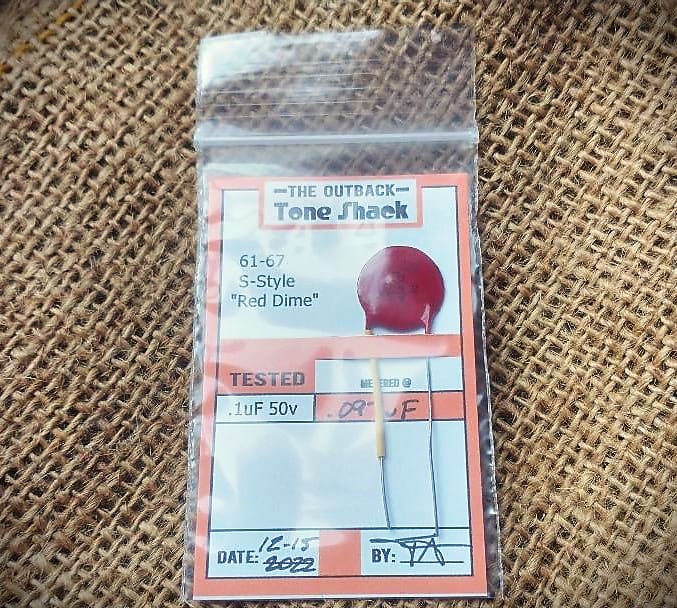 The Outback Tone Shack - 61-67 Stratocaster "Red Dime" | Reverb