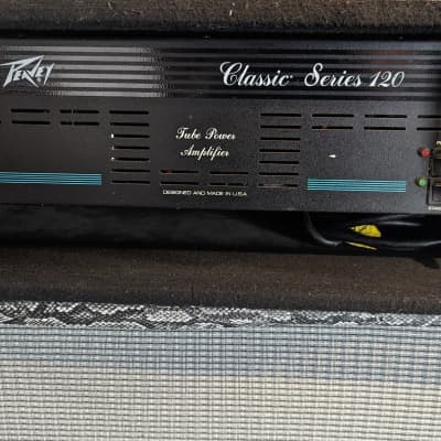 Peavey Classic 120 Tube Power Amp 1990s black | Reverb