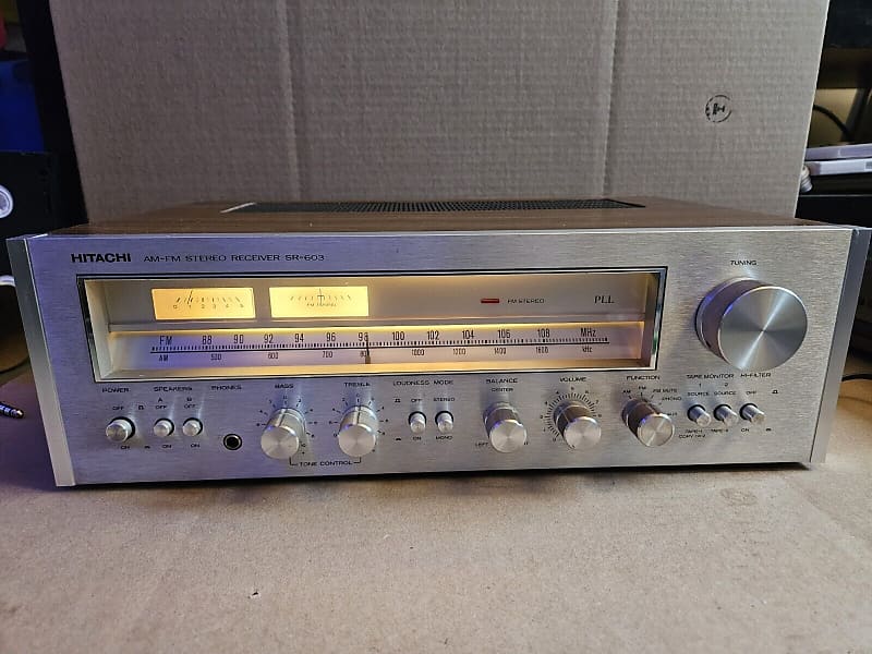 Hitachi SR-604 Vintage AM/FM Stereo Receiver | Reverb