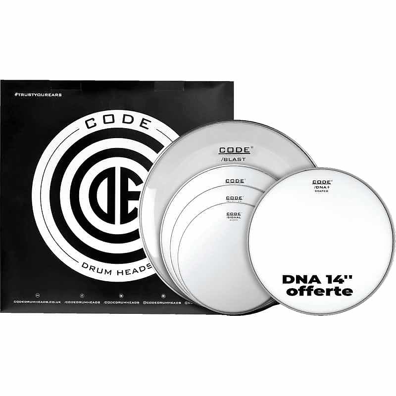 CODE DRUMHEADS FPSIGSMOF Full Pack - Smooth Fusion 10" 12" | Reverb