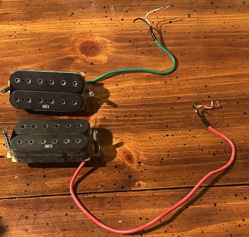 Ibanez INF4 & INF3 humbucker pickup set | Reverb