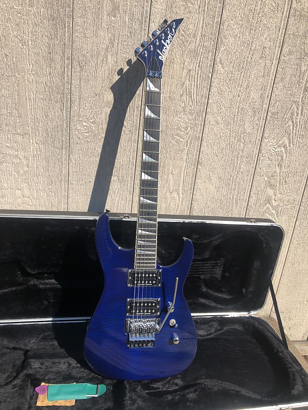 Jackson USA Soloist SL2H 1992 Trans Blue | Reverb