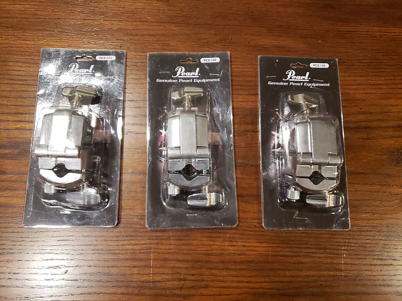 Pearl PCX100 ICON Drum Rack Pipe Clamp (Set of 3) | Reverb