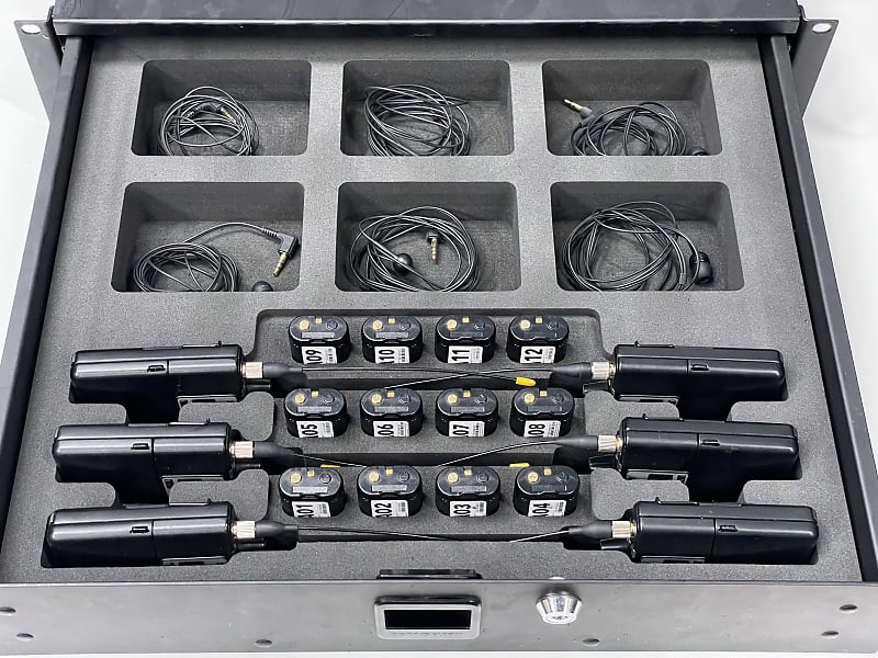 Custom Foam Insert for Rack Drawer fits 6 Shure IEM Wireless | Reverb