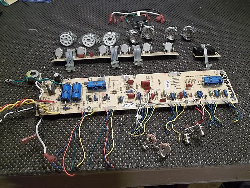 Fender '68 Custom Princeton Reverb Boards/Tube Sockets/Etc. | Reverb