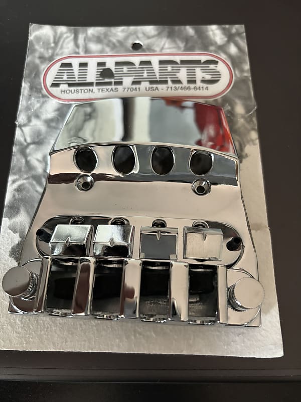 Allstyle Rickenbacker Style Bridge New - Chrome | Reverb