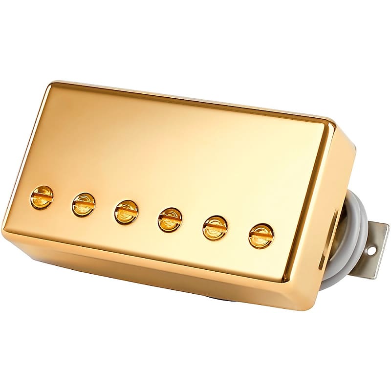 Gibson 498T "Hot Alnico" Treble Humbucker Pickup Gold | Reverb