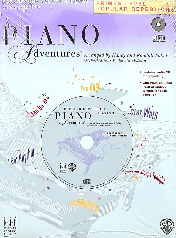 Piano Adventures - Primer Level - Popular Repertoire - CD | Reverb