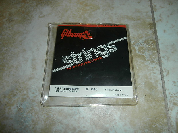 Vintage 1970's Gibson String Packet! Case Candy! Les Paul, | Reverb