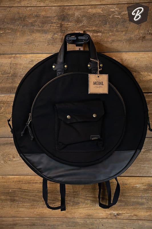 Meinl Cymbals 22" Waxed Canvas Cymbal Bag in Classic Black | Reverb UK