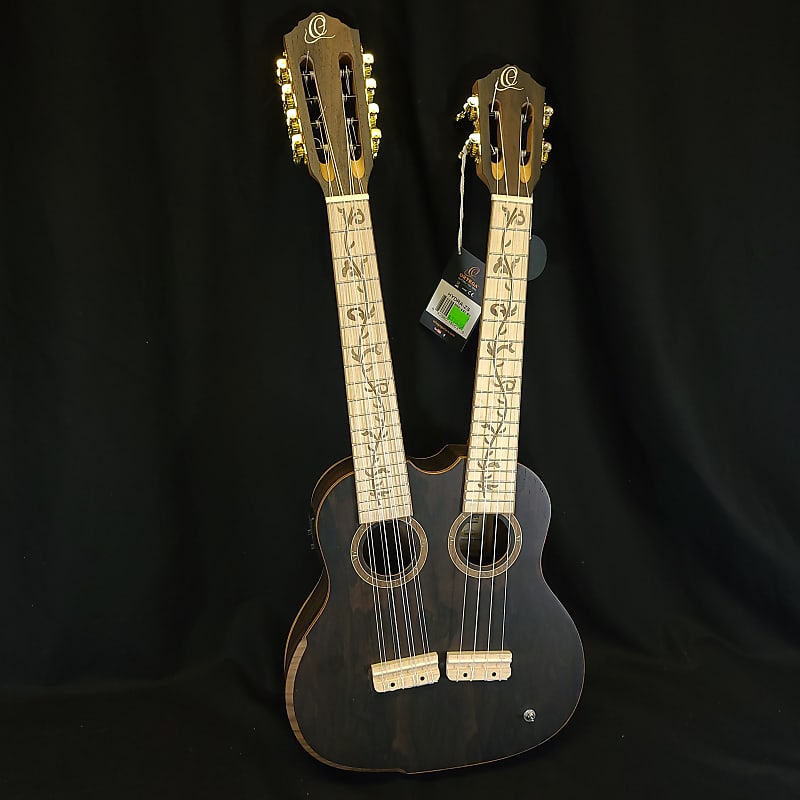 Ortega Custom Built Series Hydra ZS Doubleneck Tenor Acoustic | Reverb